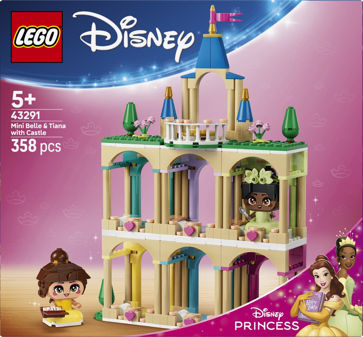 LEGO Disney Princess Belle och Tiana med slott i miniformat 43291 ...
