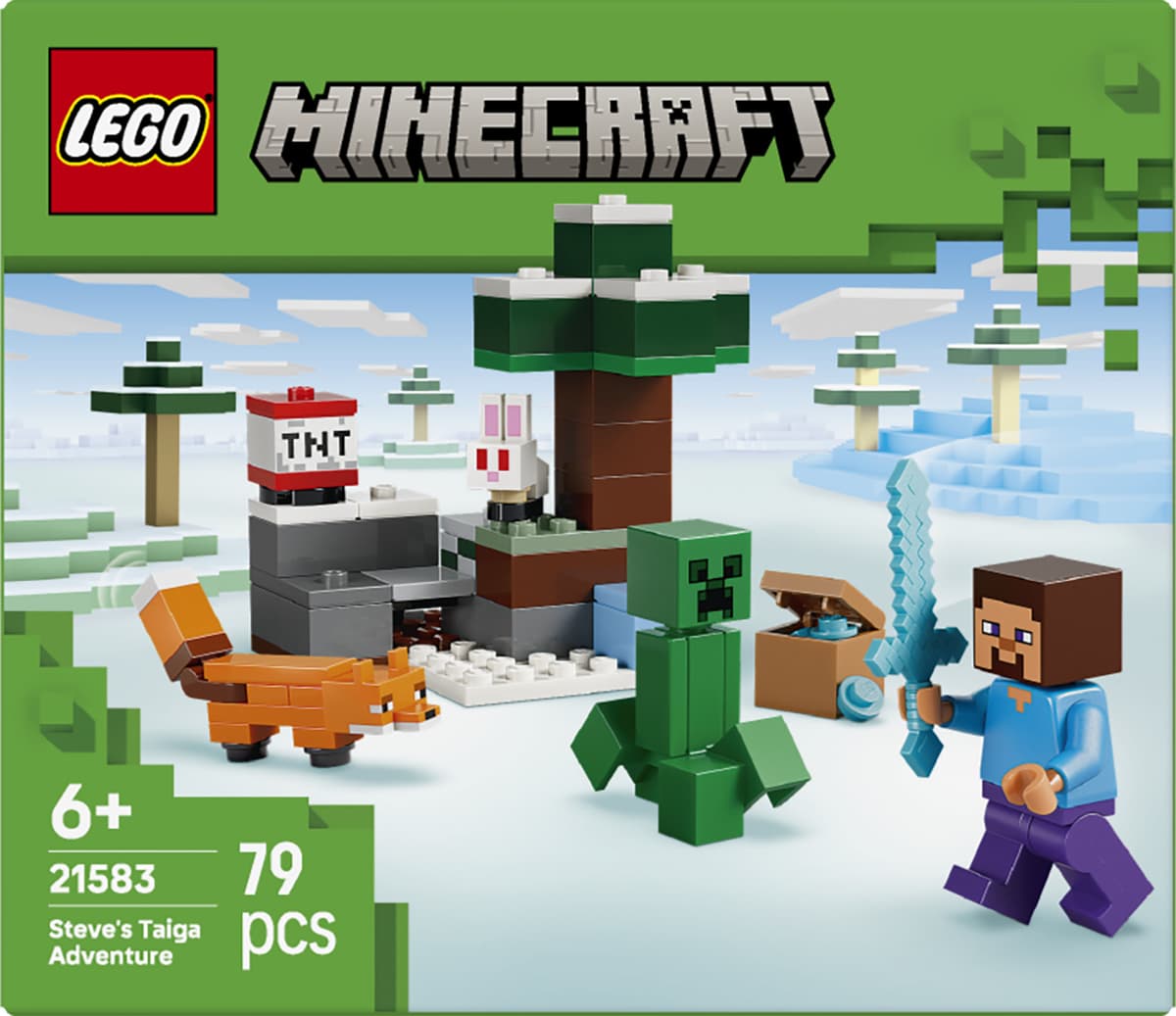 LEGO Minecraft Steves taigaäventyr 21583 - Elgiganten