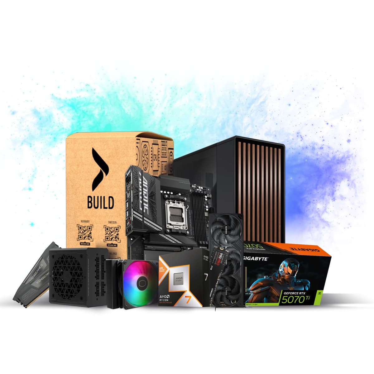 Elgiganten Build 461 R7X3D/32/2TB/RTX 5070 Ti - Elgiganten - Elgiganten