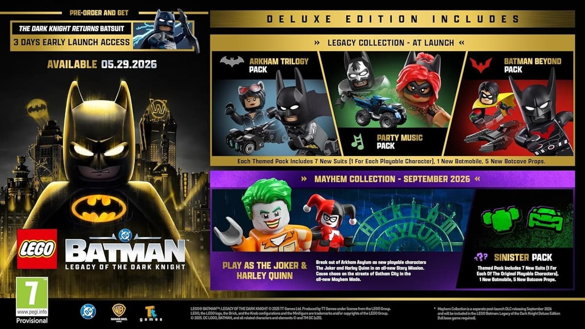 LEGO Batman: Legacy of the Dark Knight - Deluxe Edition (XBSX ...