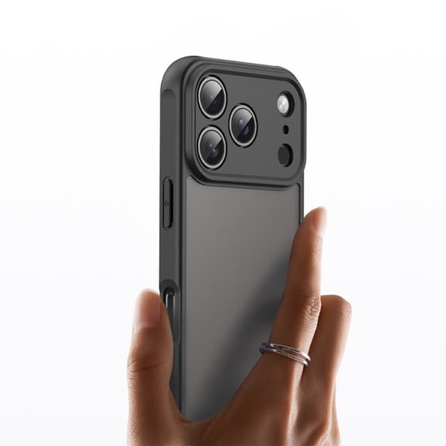 Sort Mat Magnetisk Telefon Cover Kompatibelt med iPhone 17 Pro ...