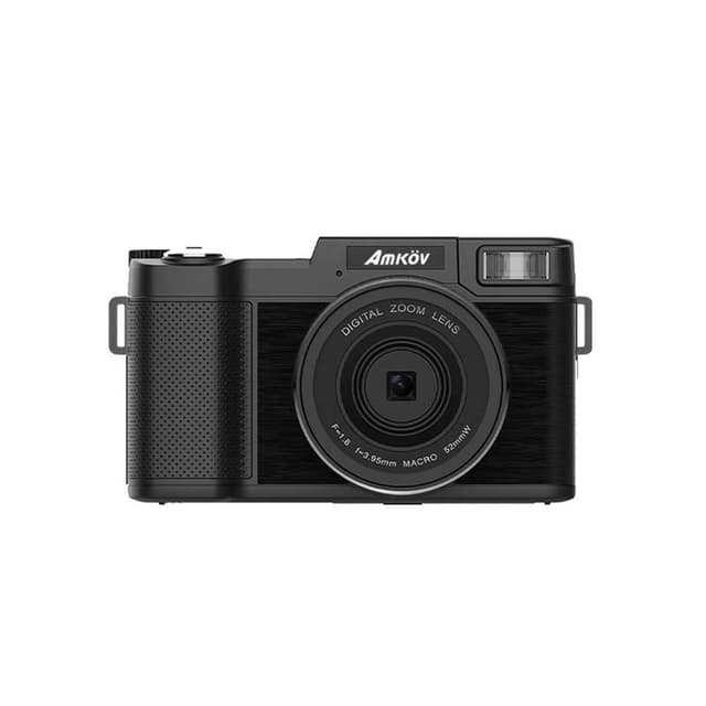 48MP 4K Digitalt Spejlløst Kamera med Flip-Skærm, 4X Zoom og ...