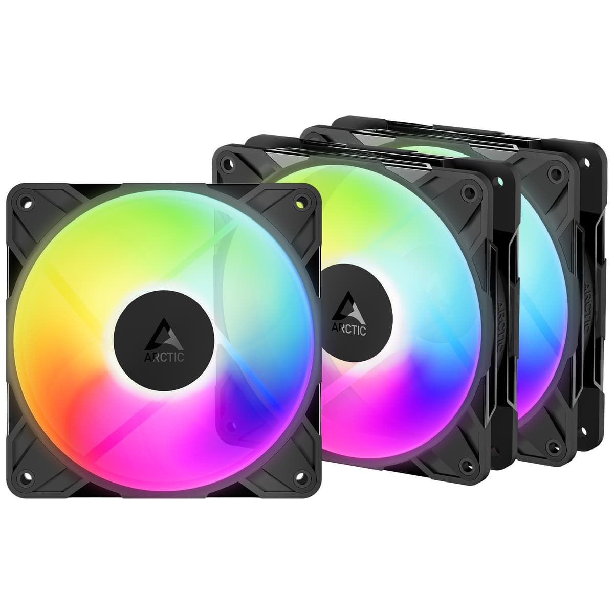 Arctic P12 Pro Reverse PC A-RGB datorlådefläktar (3-pack) - Elgiganten
