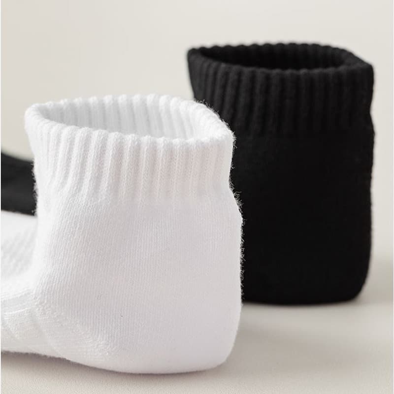 10A Grade Antibakterielle Sportsokker med Terrysåle - 5 Par Polyester ...