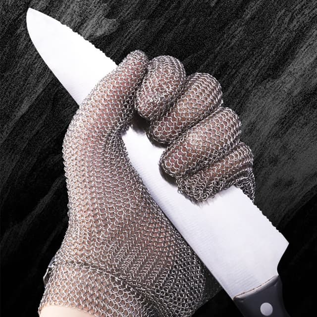 316L ruostumattomasta teräksestä valmistettu viillonkestävä käsine ...