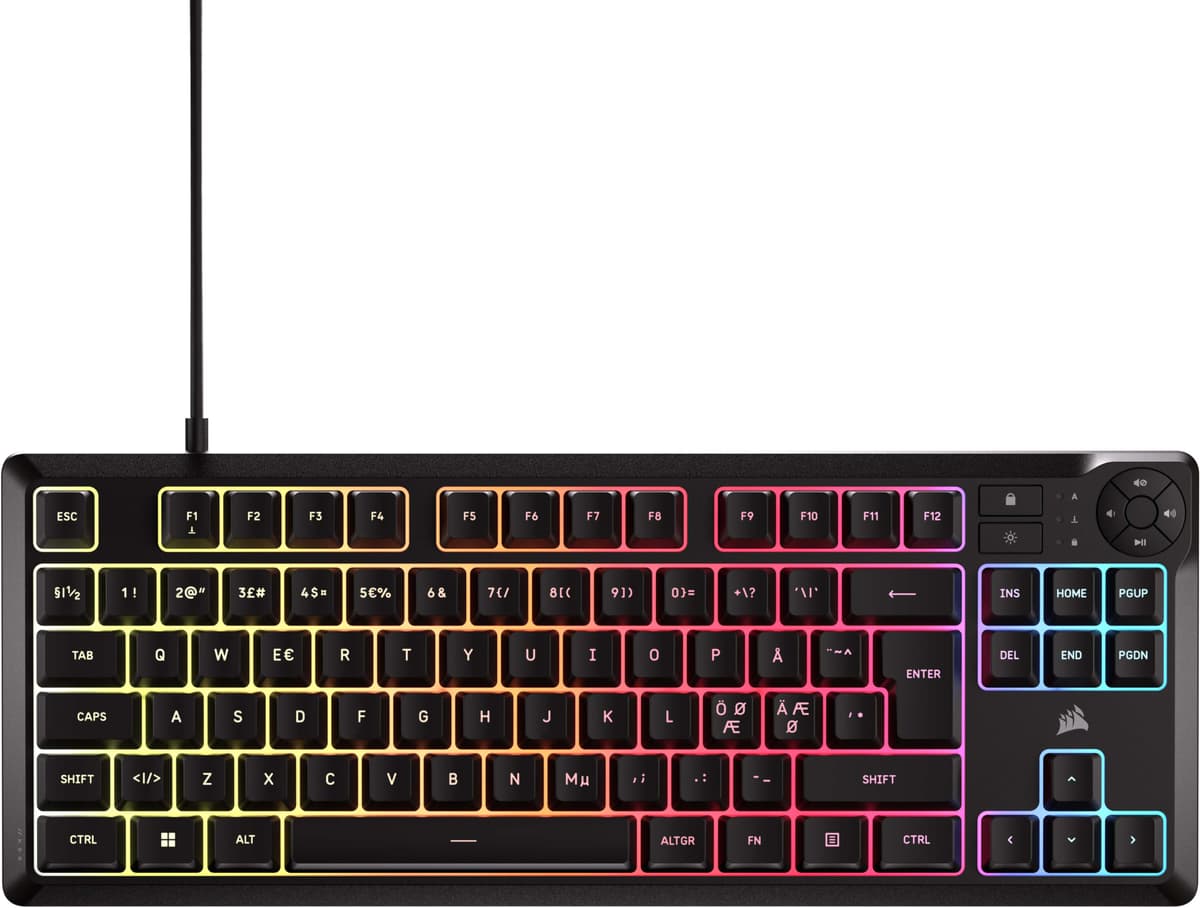 Corsair K55 Core TKL RGB näppäimistö - Gigantti