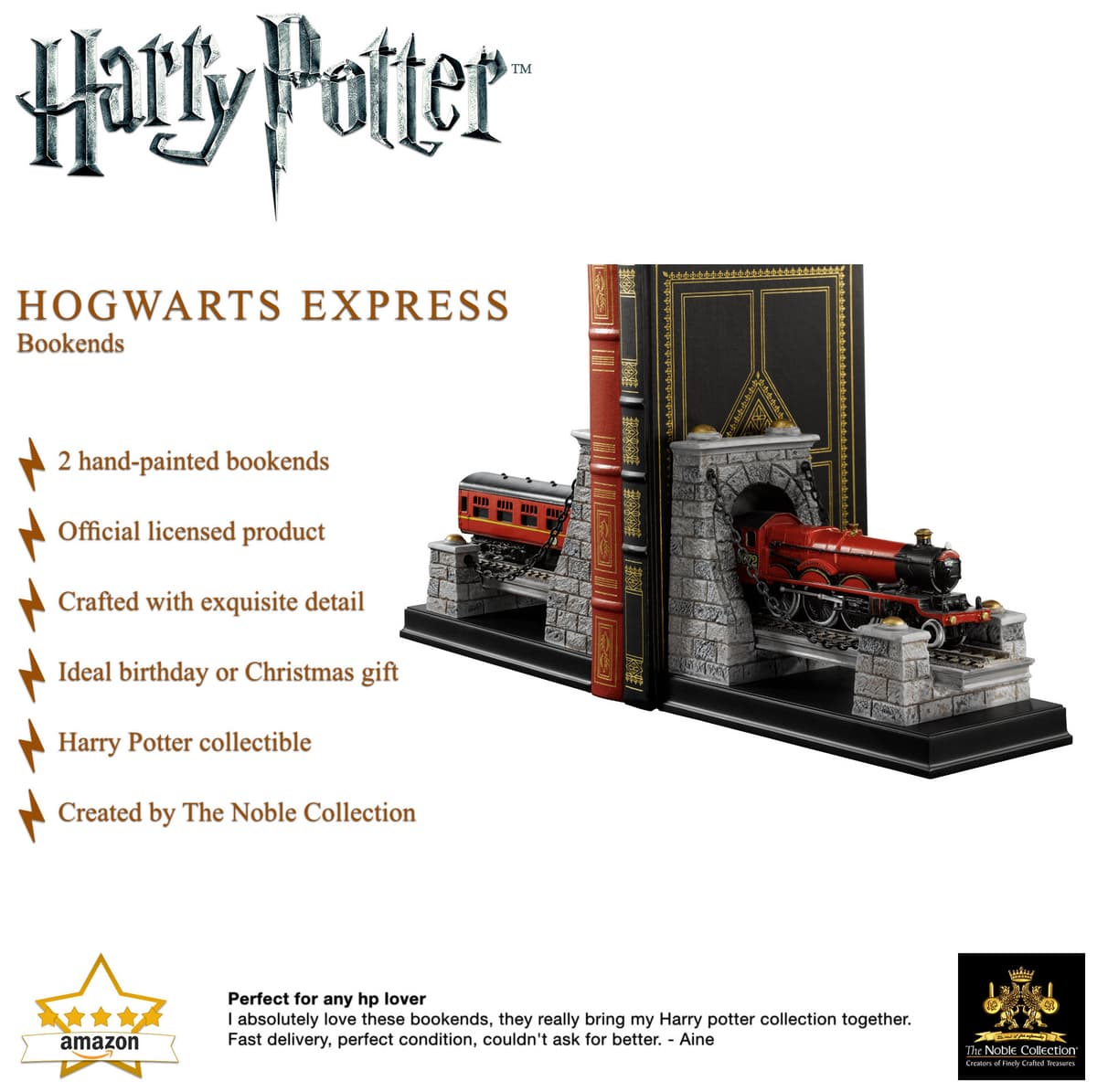 Noble Collection Harry Potter Hogwarts Express bokstøtte - Elkjøp