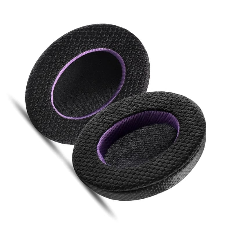 HyperX Cloud -korvakuppien vaihtosarja - musta ja violetti kangas ...