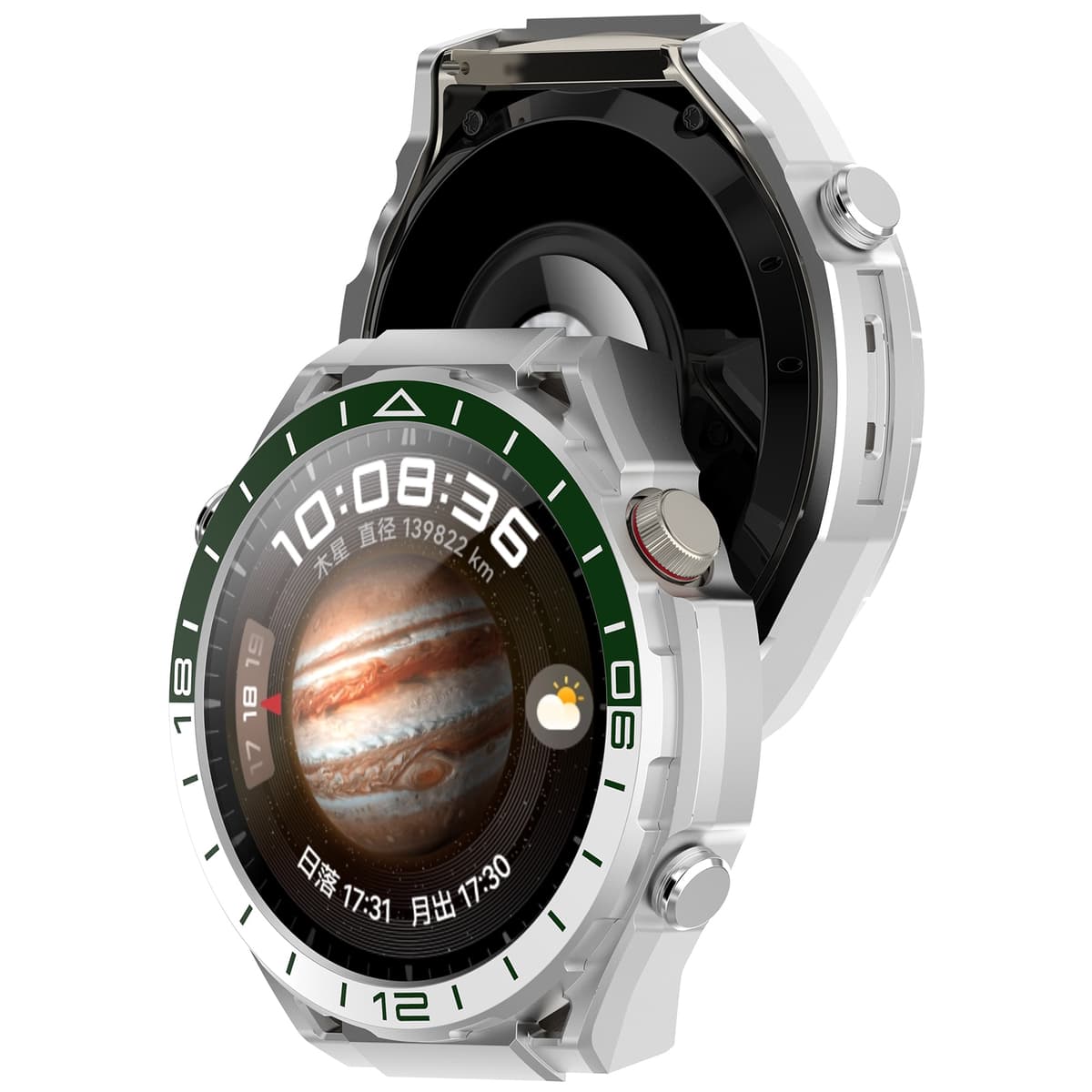 Transformer din Huawei Watch 4 Pro med et mesterligt etui Sølv | Elgiganten