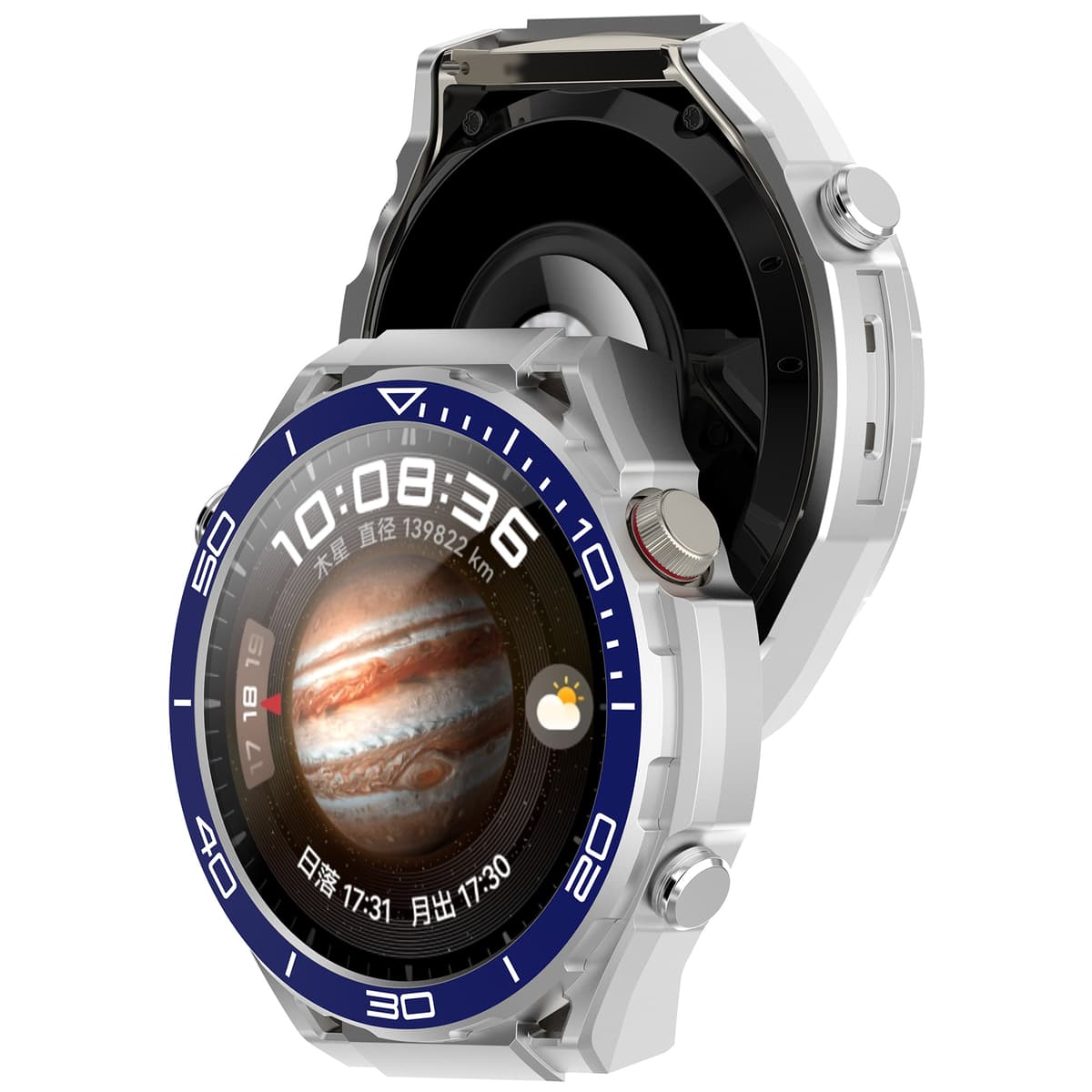 Huawei Watch 4 Hollow Case: Transformer til mesterværk Blå | Elgiganten