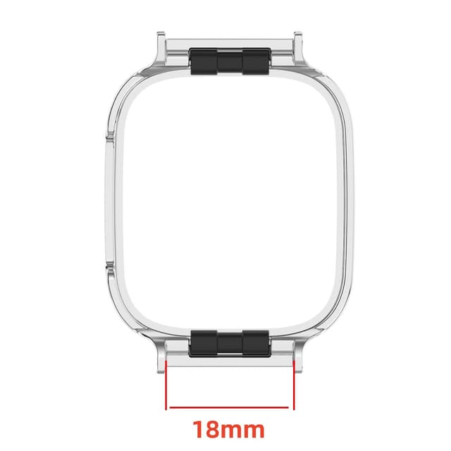 Urkasse i rustfrit stål til Redmi Watch 3 Sølv | Elgiganten