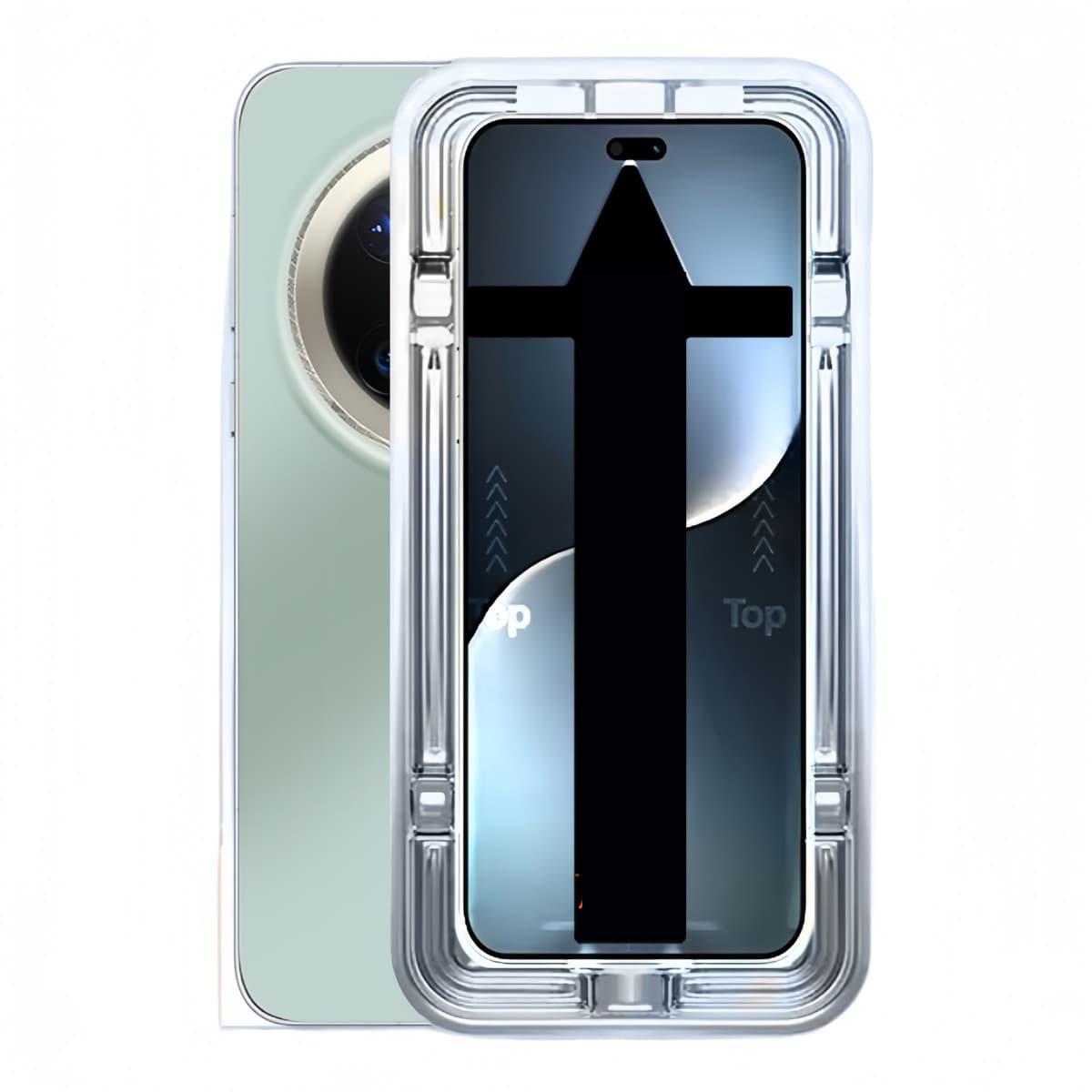 Kompatibel med krystalklart hærdet glas til Huawei Mate 40 Pro-serien ...