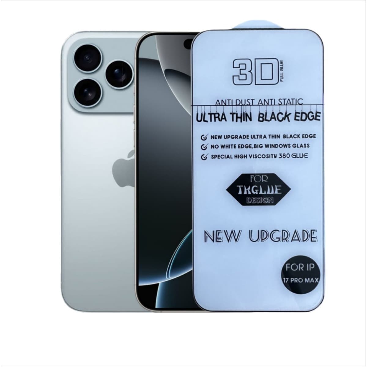 3D Elektroplettert Herdet Glass Skjermbeskytter kompatibelt med iPhone ...