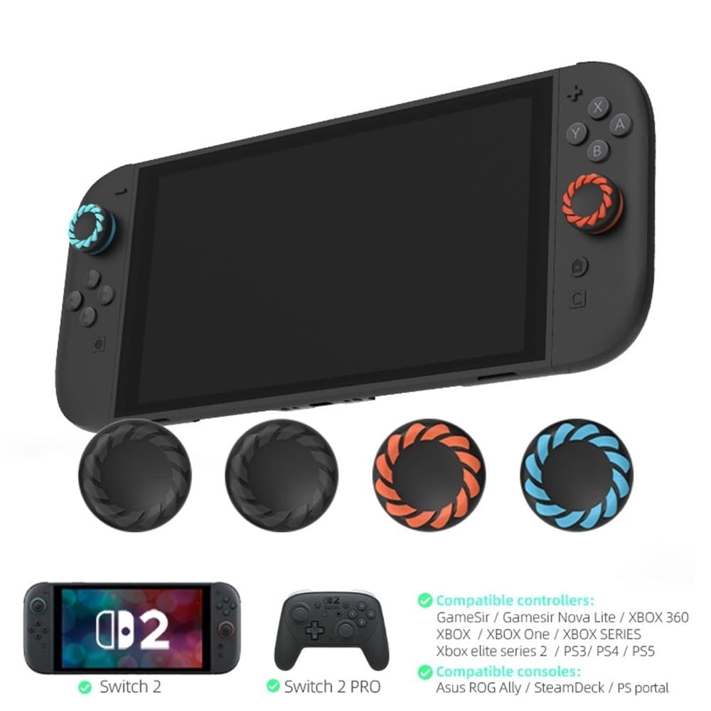 Kompatibel med Nintendo Switch 2 4 stk. Joy-Con tommelfingergreb ...