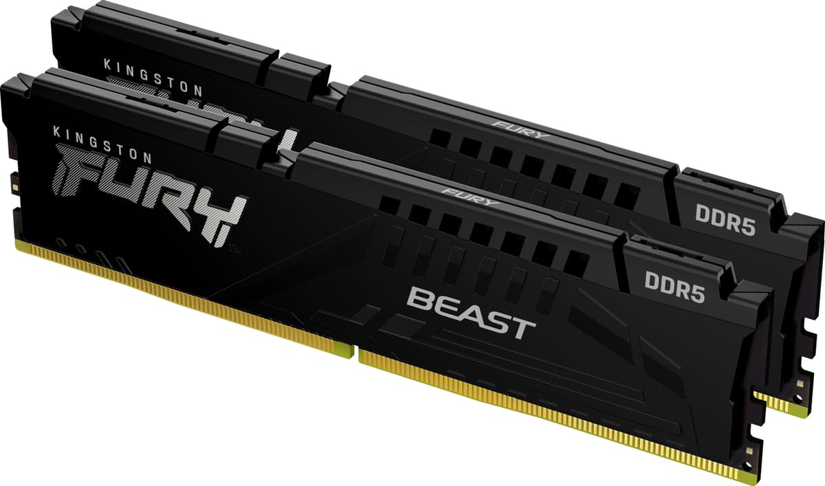 Kingston Fury Beast DDR5 RAM 16GB (2x8GB) 6000MT/s CL30 - Elgiganten