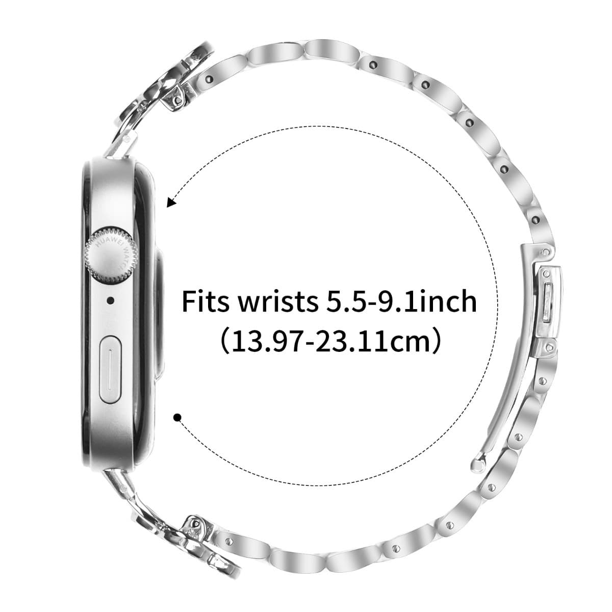 Stilig kløver Tri-beads reim kompatibel med Huawei Fit 3/Fit 4/4 Pro ...