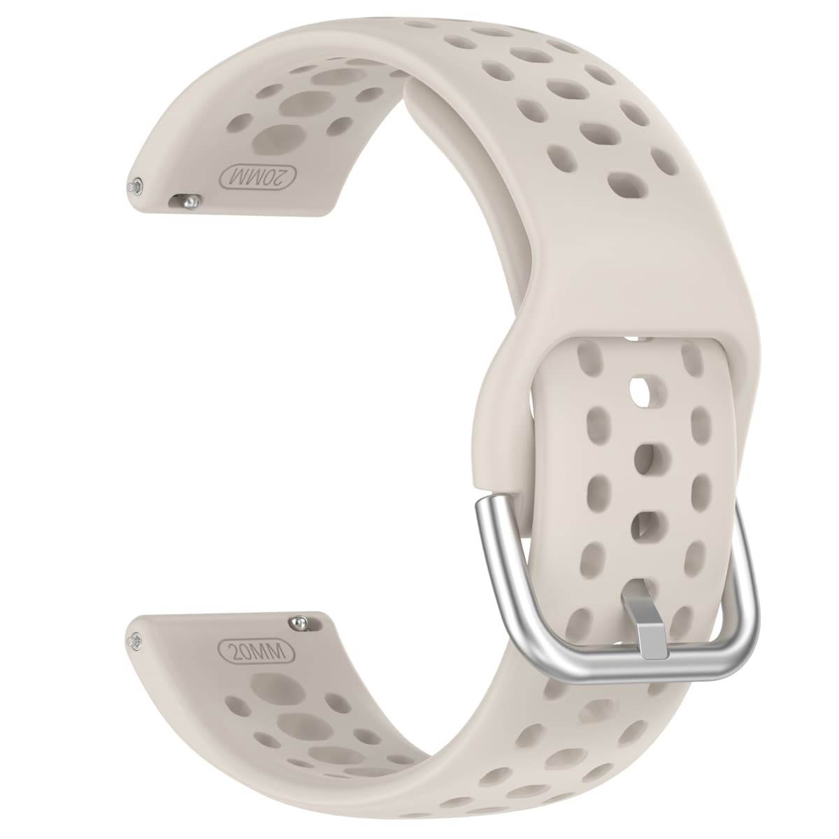 Amazfit Active 2 Band - Andningsbart silikon sportbyte Beige - Elgiganten