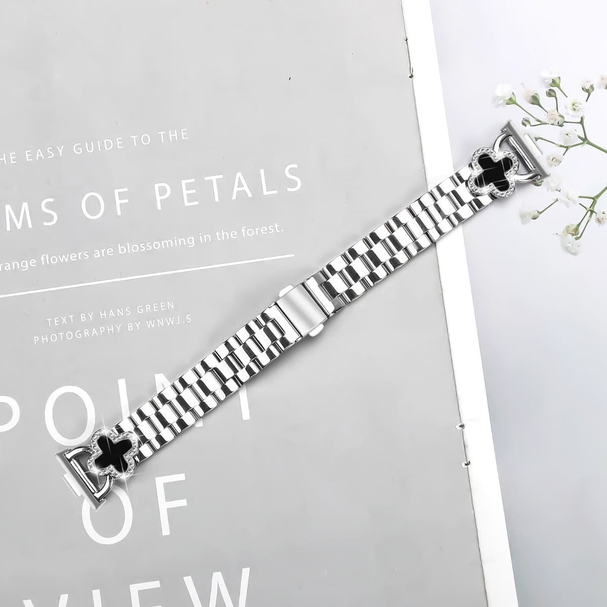 Stilig kløver Tri-beads reim kompatibel med Huawei Fit 3/Fit 4/4 Pro ...