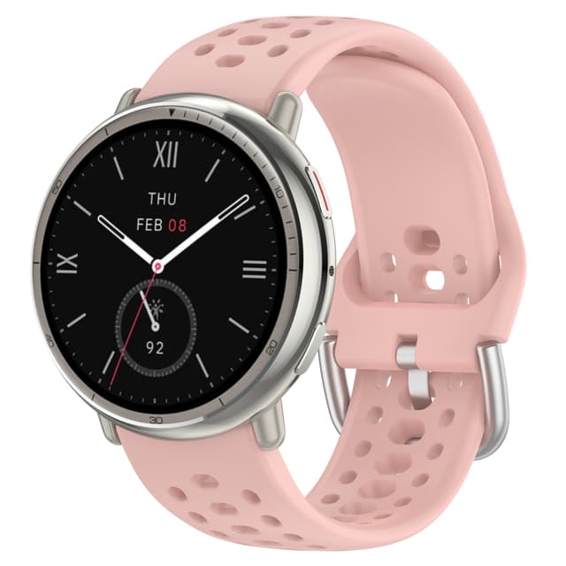Amazfit Active 2 Band - Andningsbart silikon sportbyte Rosa - Elgiganten