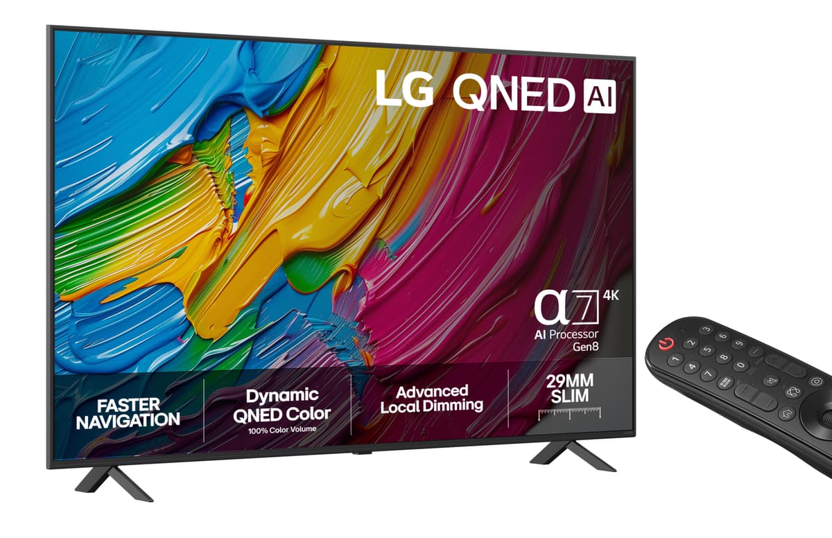 LG 50" QNED 80 4K TV (2025) - Elkjøp