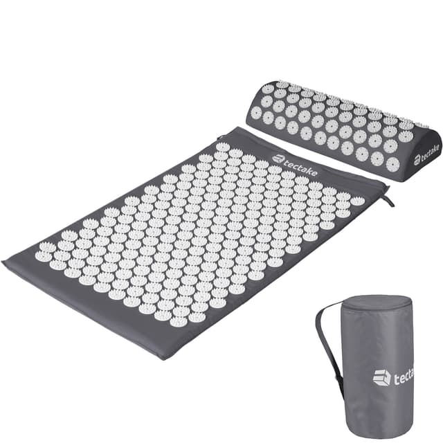 tectake Spikmatta 74 x 43 x 2.5 cm Grå - Elgiganten