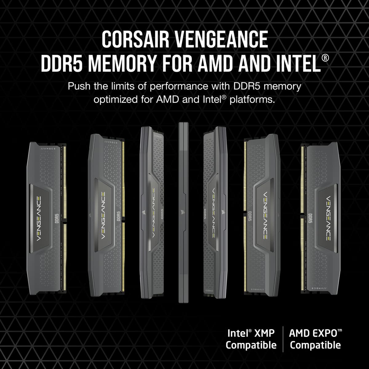 Corsair Vengeance DDR5 RAM 16GB (8GB x2) 6000 MT/s CL36 - Elkjøp