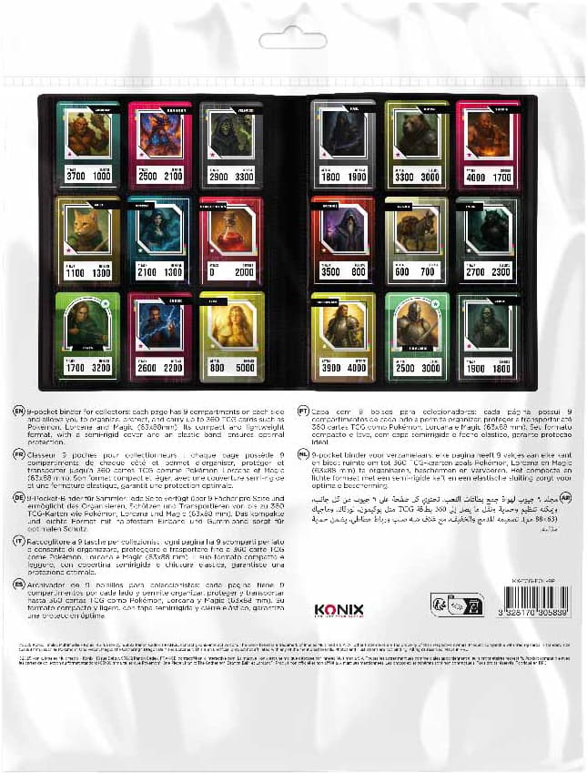 Konix TCG mappe (9 lommer) | Elgiganten