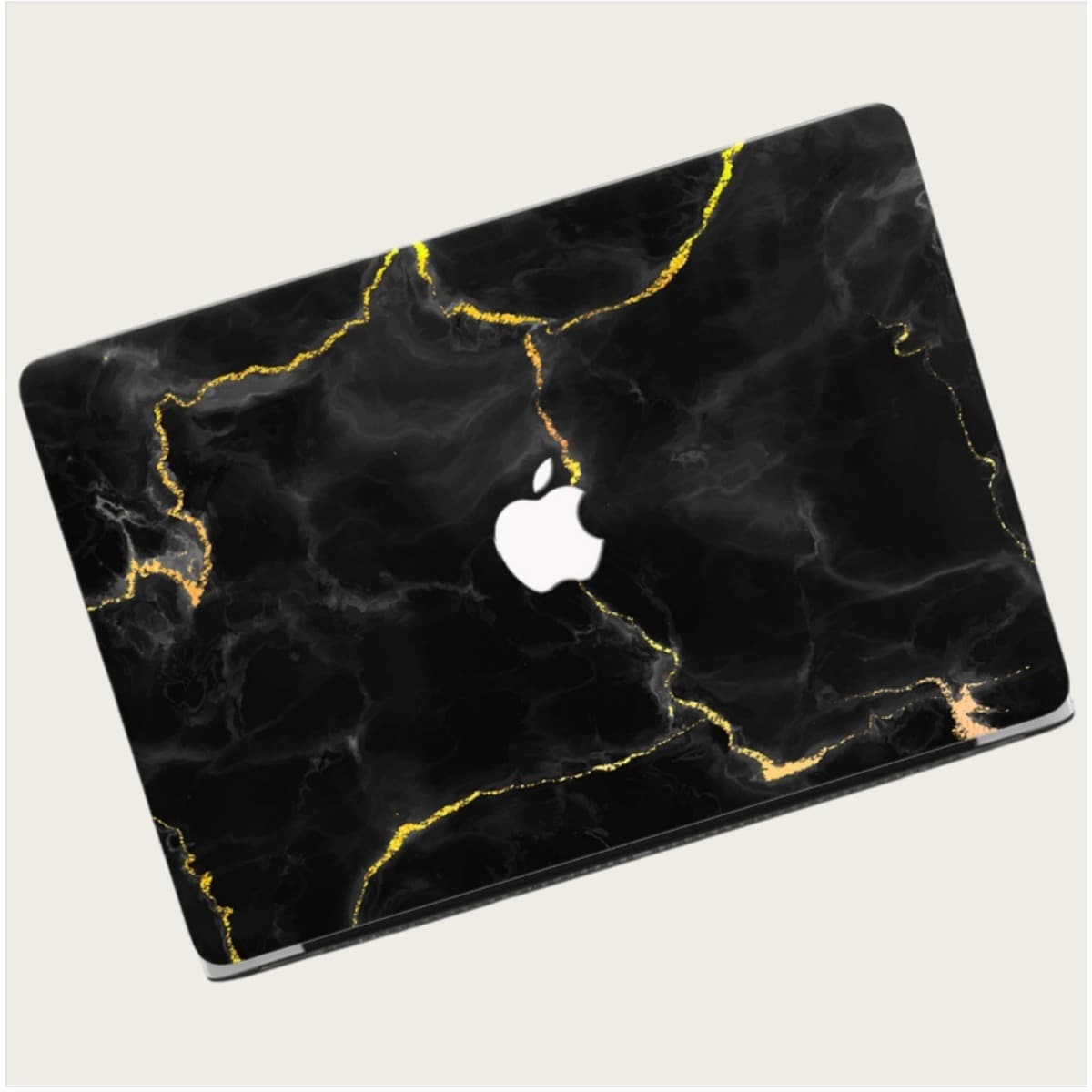 Sort Marmor & Guldåre PC Hard Shell Case Kompatibel med MacBook Pro ...