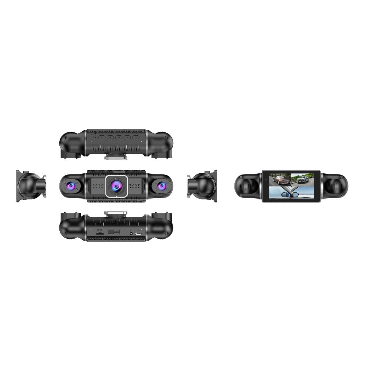 High Definition Night Vision Quad Lens WiFi Dash Cam C312/Y10 - Fire ...