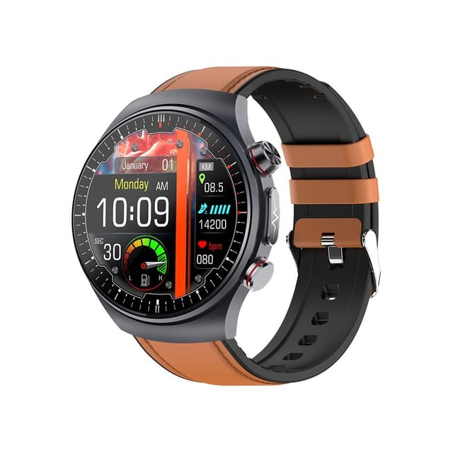 Avanceret AMOLED ECG Smartwatch med Blodsukker- og ...