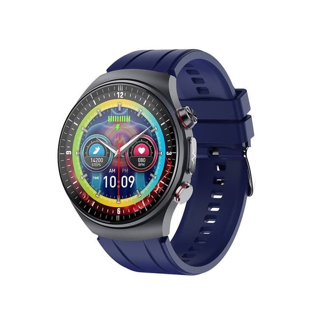 AMOLED EKG Smartwatch med silikonebånd - Avanceret sundhedsovervågning ...