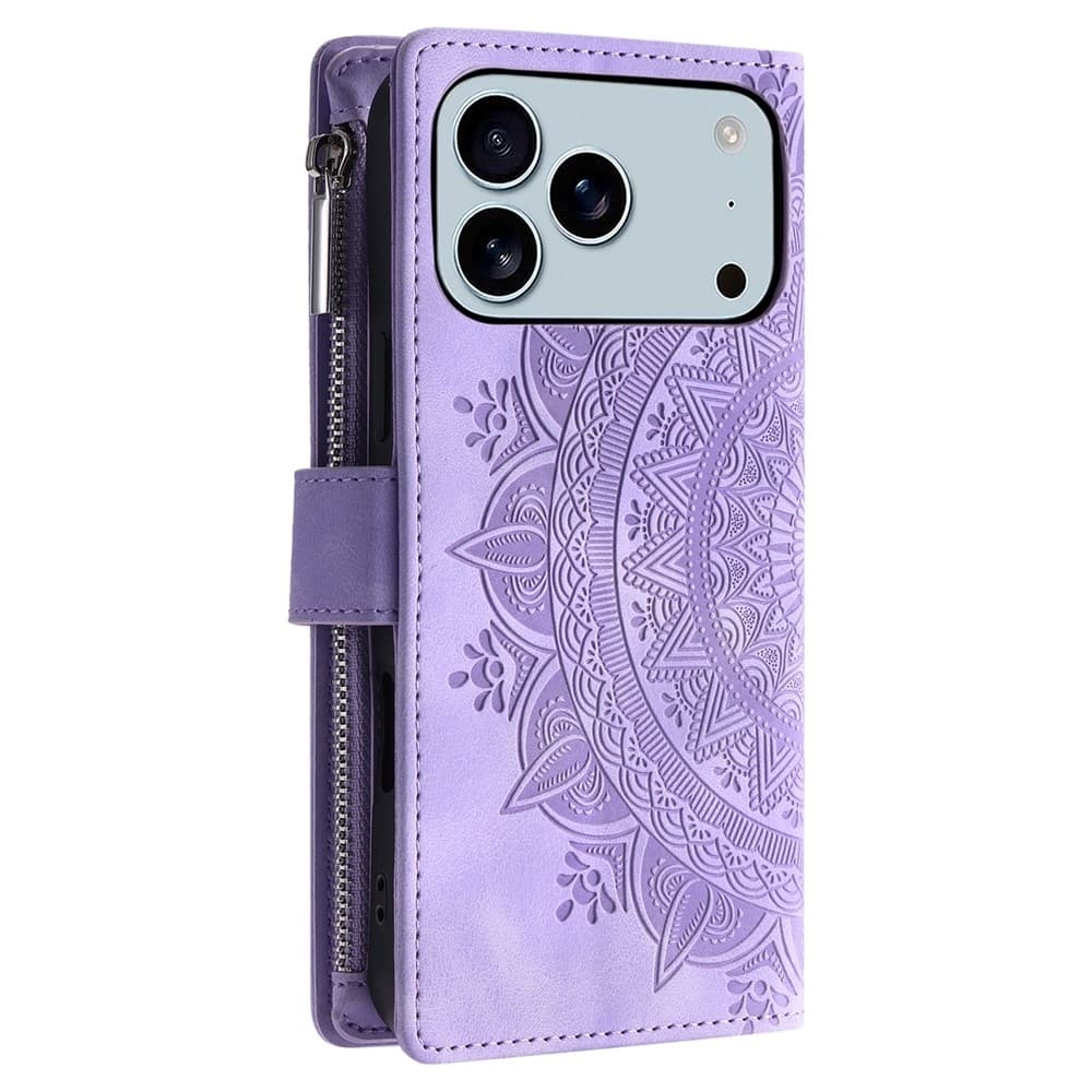 Pungetui kompatibelt med iPhone 17 Pro Max cover etui mandala ...