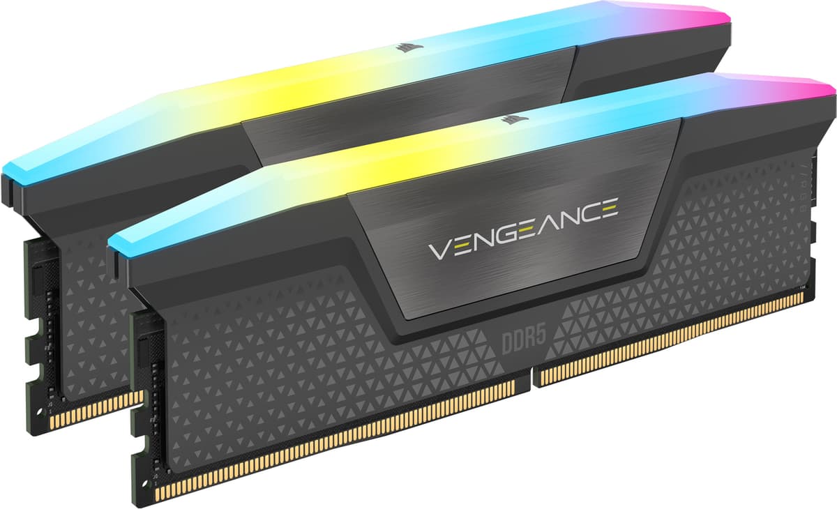 Corsair Vengeance DDR5 RGB RAM 16GB (8GB x2) 6000 MT/s CL36 - Elkjøp