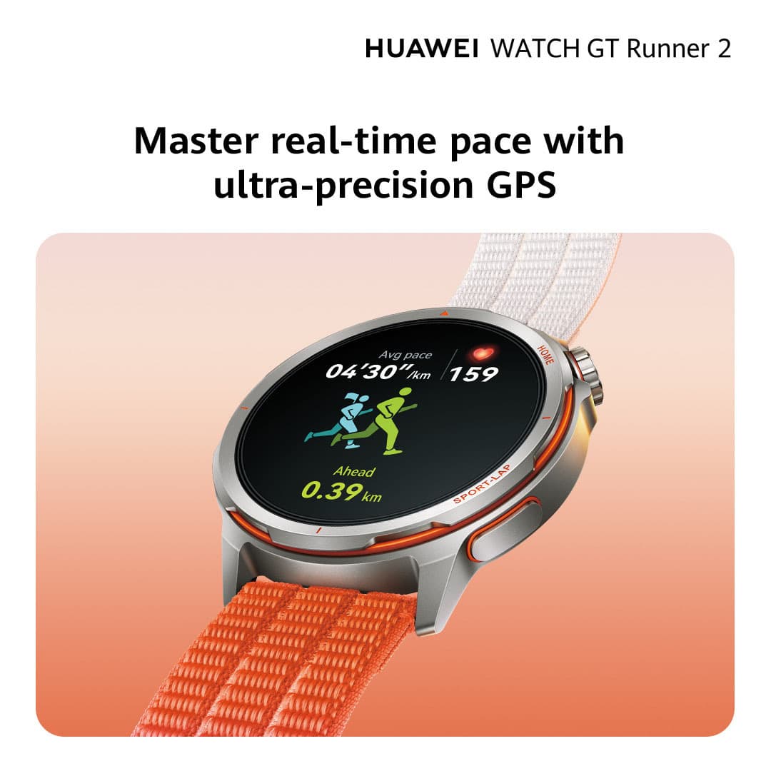 Huawei Watch GT Runner 2 älykello 1,32" (musta) - Gigantti