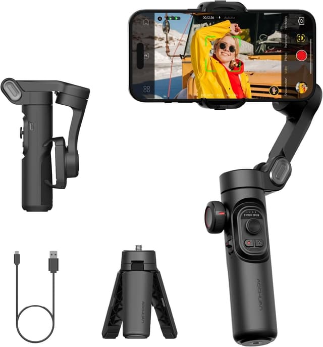 3-Axis Handheld Phone Stabilizer Gimbal for iPhone Gimbal, Smartphone w ...