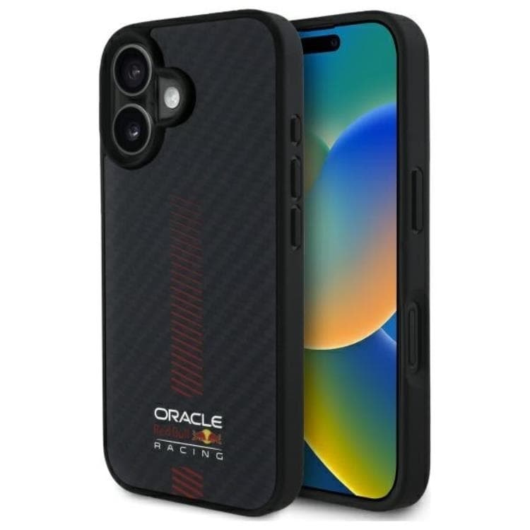 Red Bull Mobilskal till iPhone 16 Plus MagSafe Carbon Fiber Power Bar ...