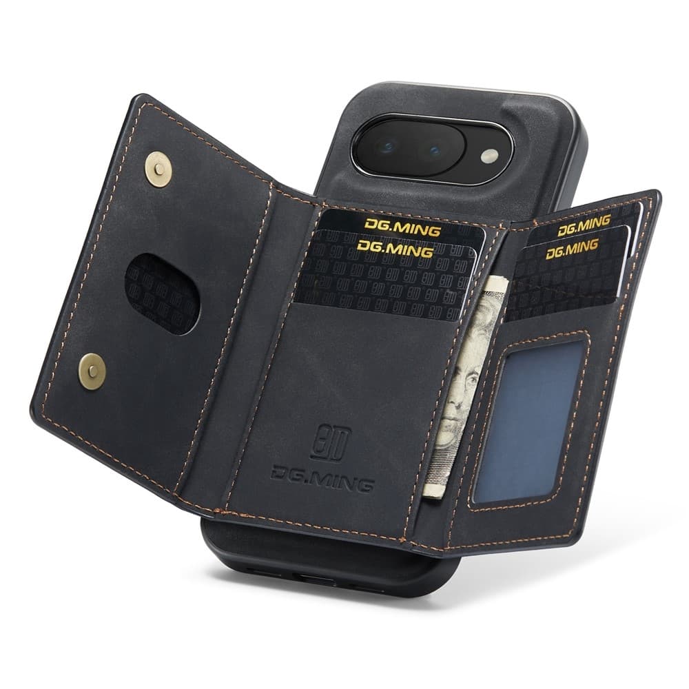 DG MING M2 Series med aftagelig Pung Cover til Google Pixel 10a - Sort ...