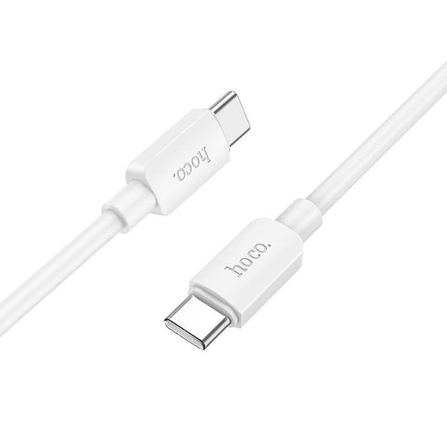 Hoco USB-C till USB-C kabel 1m 100W - Vit - Elgiganten
