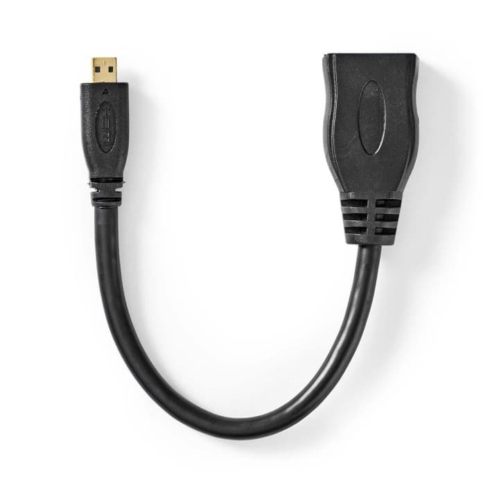 Nedis High Speed HDMI ™ kabel med Ethernet | HDMI ™ mikrokontakt | HDMI ...