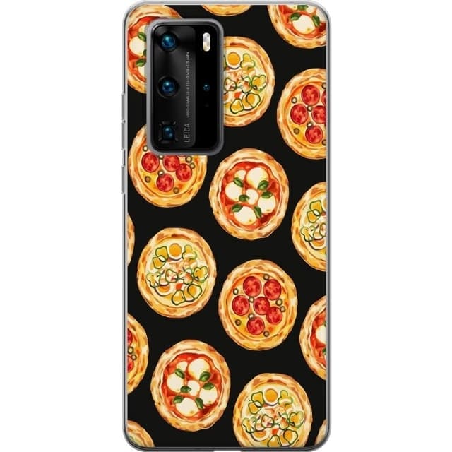 Mobildeksel til Huawei P40 Pro med Pizza motiv - Elkjøp