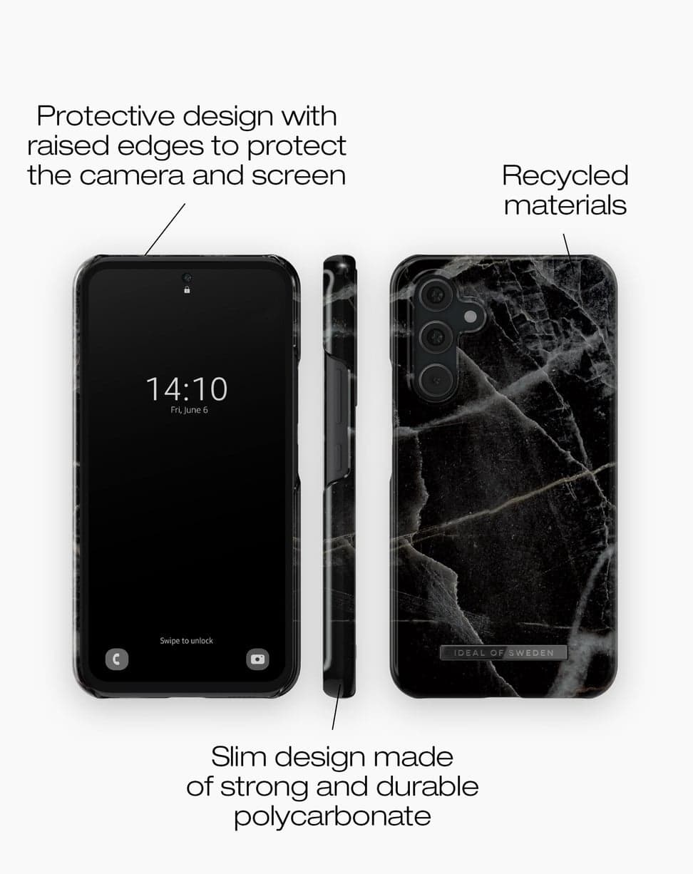 Printed Case Galaxy A54 Black Thunder Marble - Elkjøp