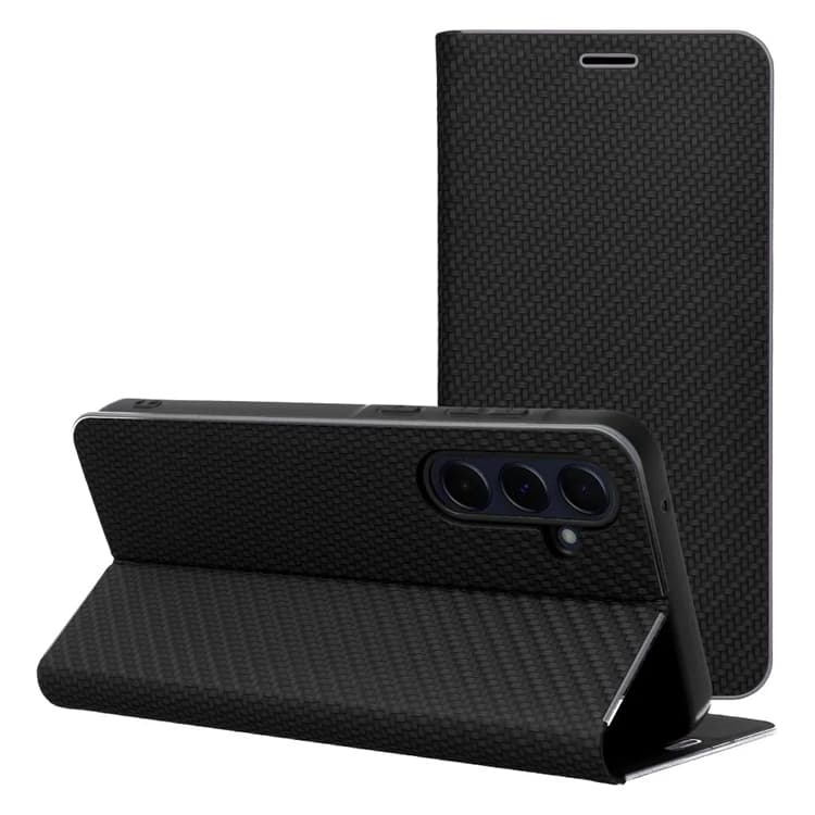 Xiaomi Redmi Note 14 4G Plånboksfodral Luna Carbon - Svart - Elgiganten
