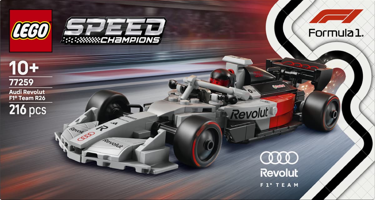 LEGO Speed Champions Audi Revolut F1 Team R26 77259 - Gigantti