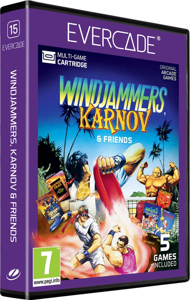 Windjammers, Karnov & Friends (Evercade) - Elkjøp