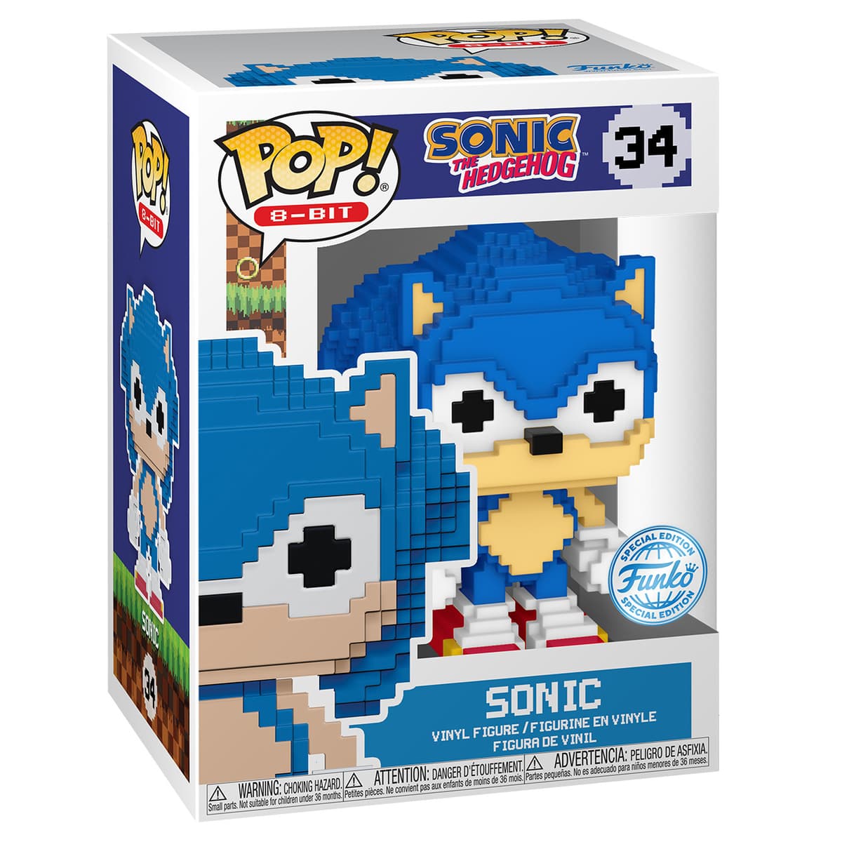 Funko POP! Sonic the Hedgehog Pixel Sonic figur - Elkjøp
