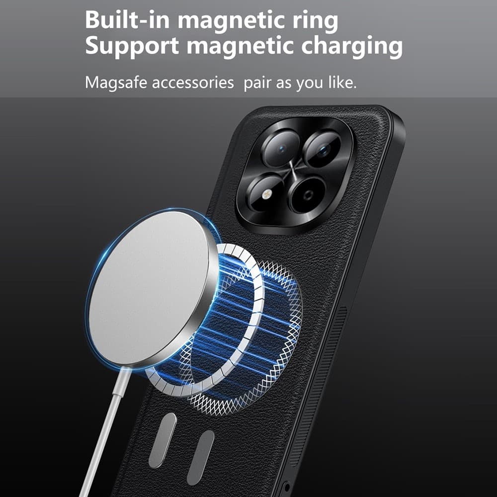SKALO PU-Læder Cover til Xiaomi Redmi Note 15 5G - Brun | Elgiganten