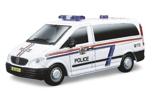Politibil Mercedes-Benz Vito i skala 1:50 - Elkjøp