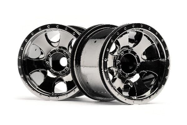 HPI Warlock Wheel Black Chrome (2.2In/2Pcs) | Elgiganten