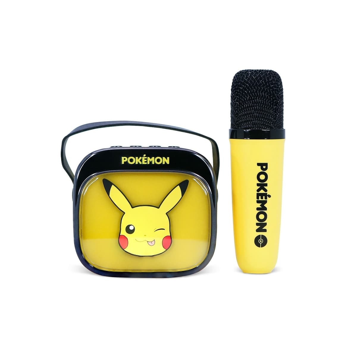Pokémon Karaoke Kaiutin Mikrofonilla Pikachu Popsing LED - Gigantti