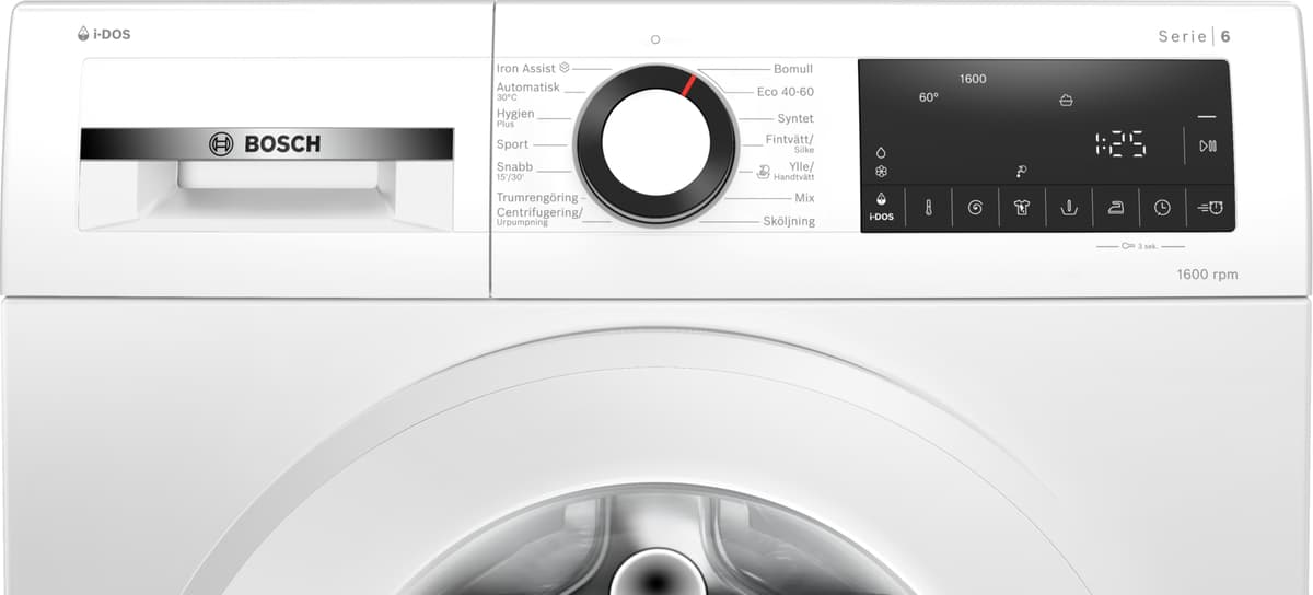 Bosch Serie 6 tvättmaskin WGG256FLSN (10kg) - Elgiganten